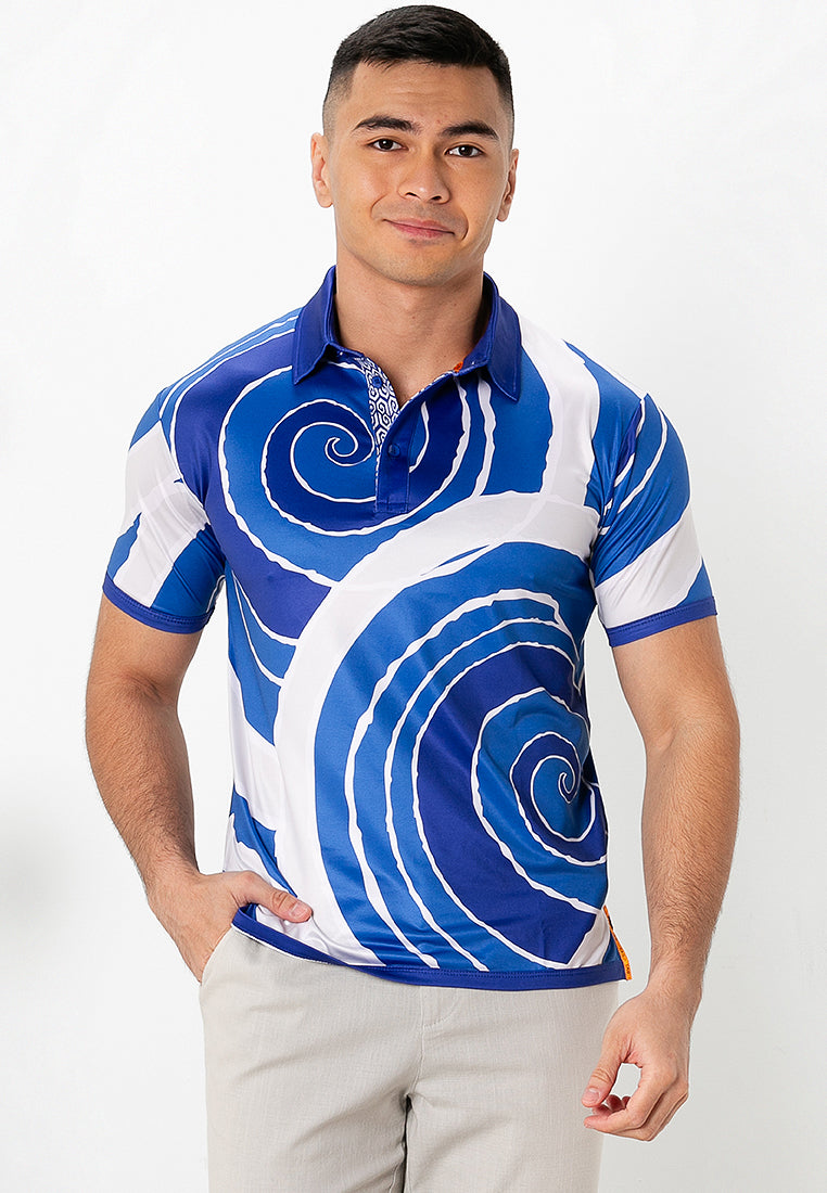 ULU POLO SHIRT - BLUE (MENS) – TOM ABANG SAUFI - Official Website ...